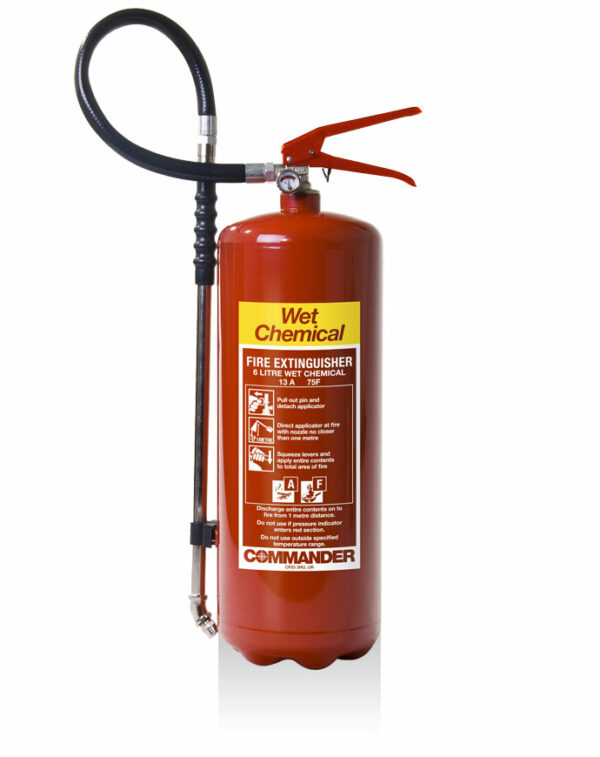 Commander 6ltr Wet Chemical Fire Extinguisher - Exeter Fire Extinguishers